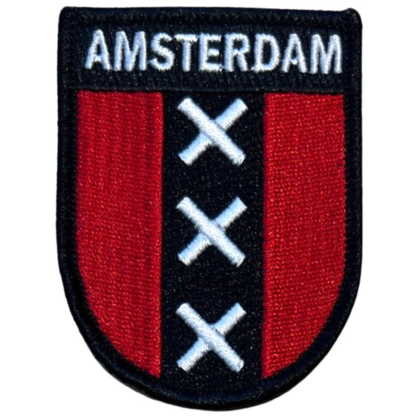 Amsterdam Strijk Embleem Patch – MegaMooi.nl