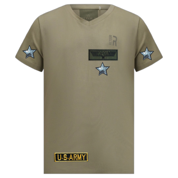 Us Army Tekst Embleem Strijk Patch Megamooinl